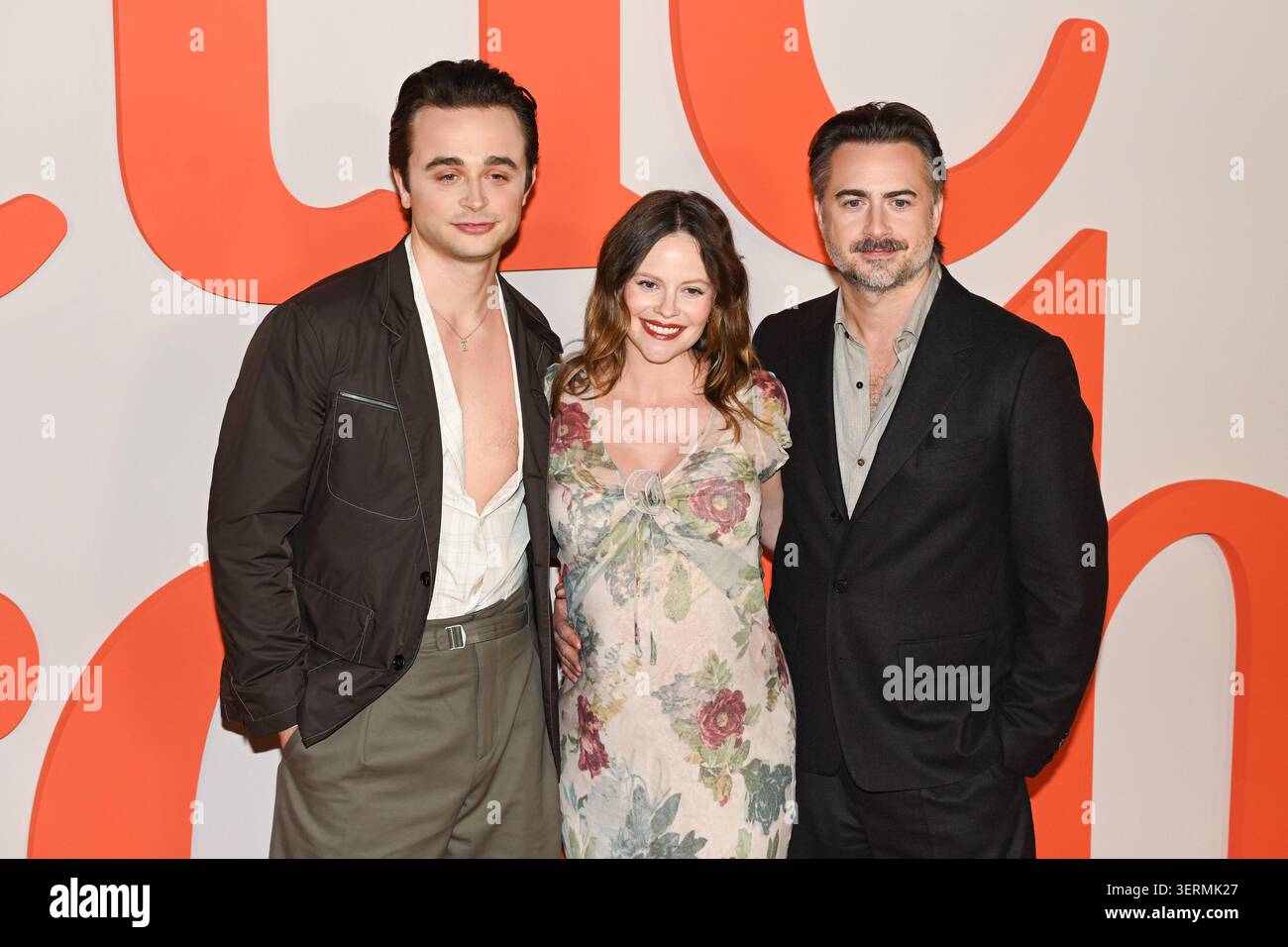Ben Ahlers, Sarah Ramos, Matt Spicer attending the New York Premiere of ...