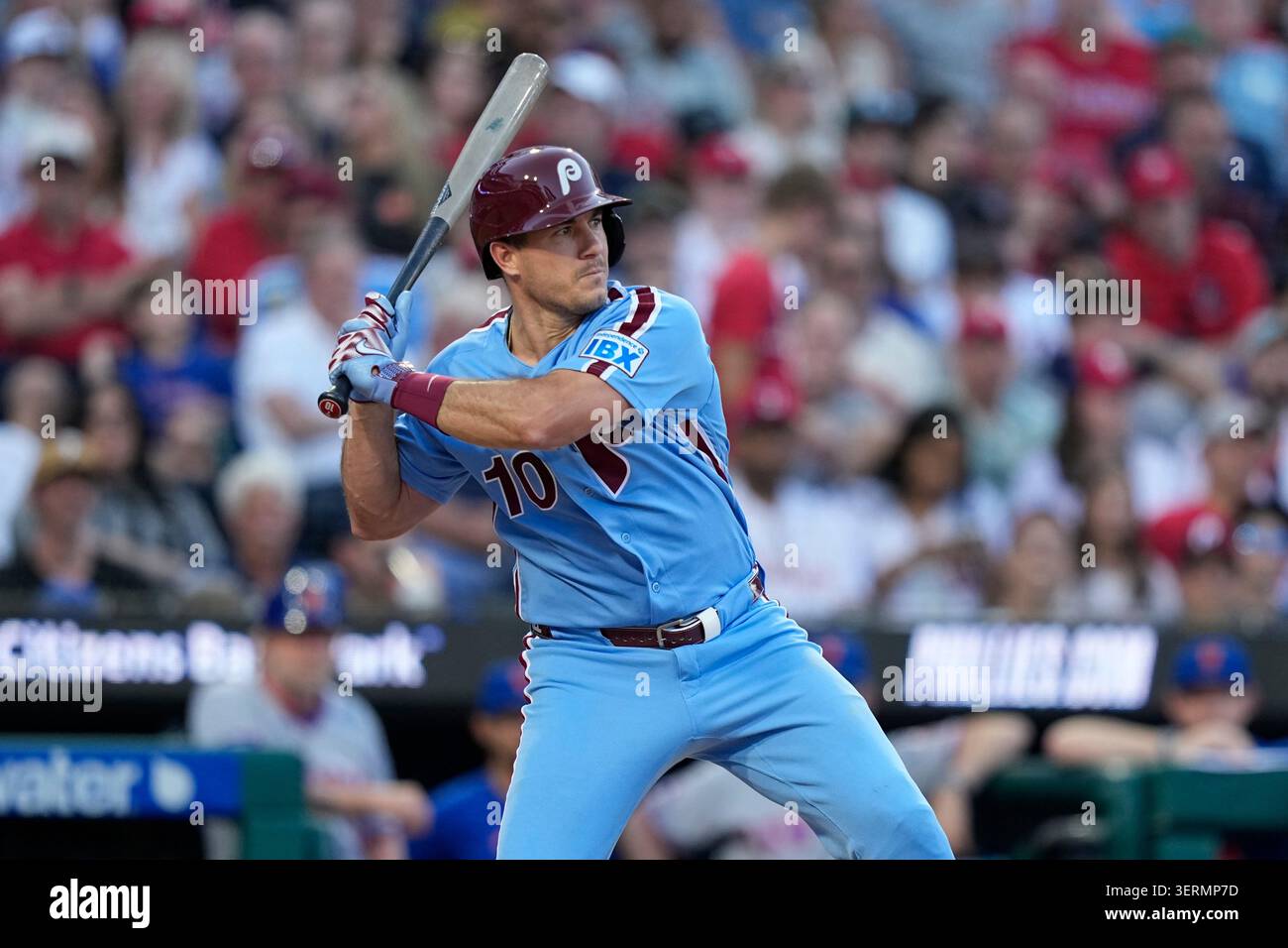 Philadelphia Phillies' J.T. Realmuto plays during a baseball game ...