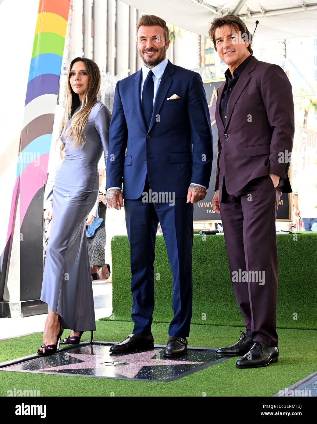 Singer/designer Victoria Beckham, honoree/husband David Beckham and ...