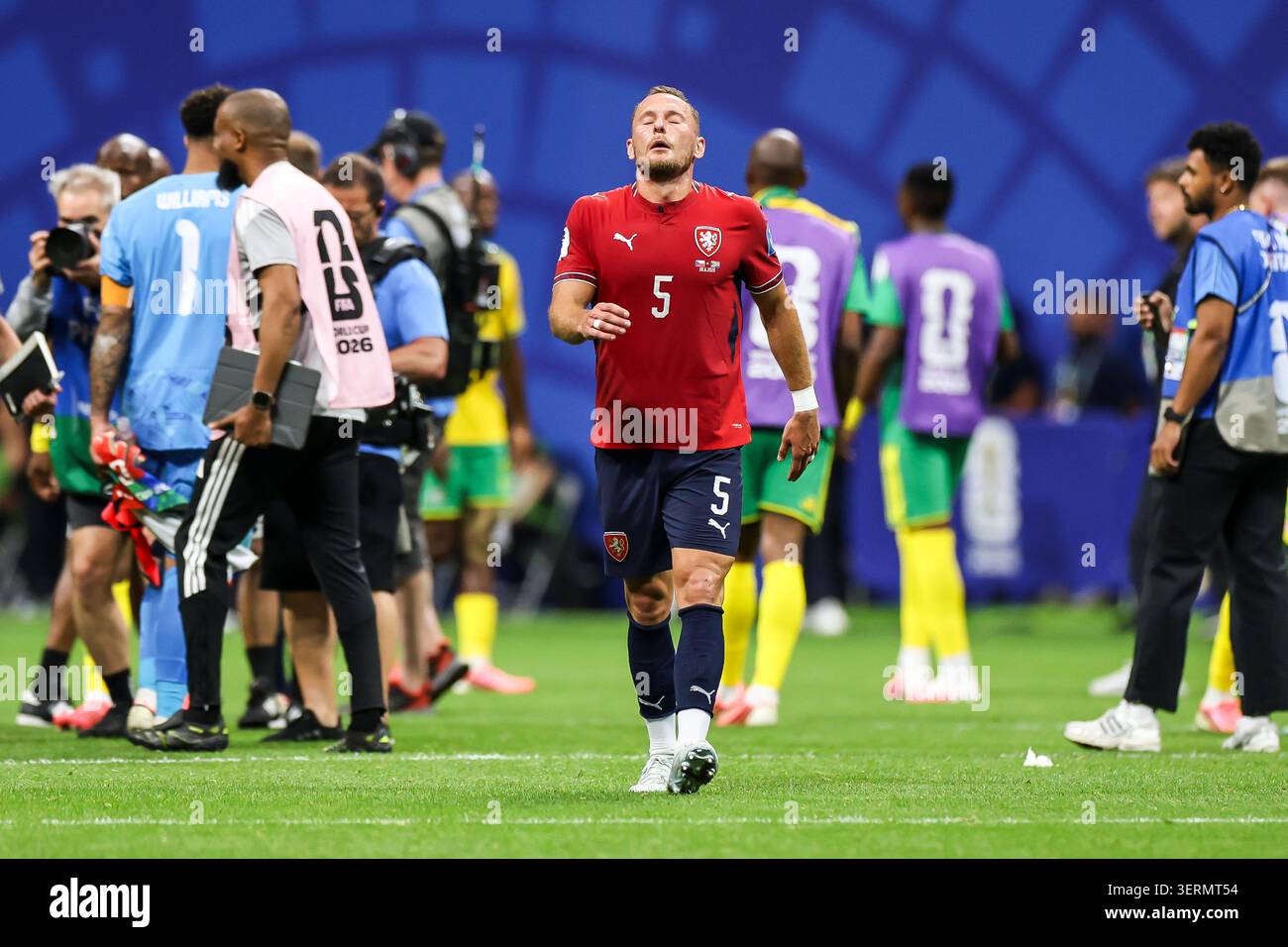 Czechia defender Vladimír Coufal (5) after the FIFA World Cup 2026 ...