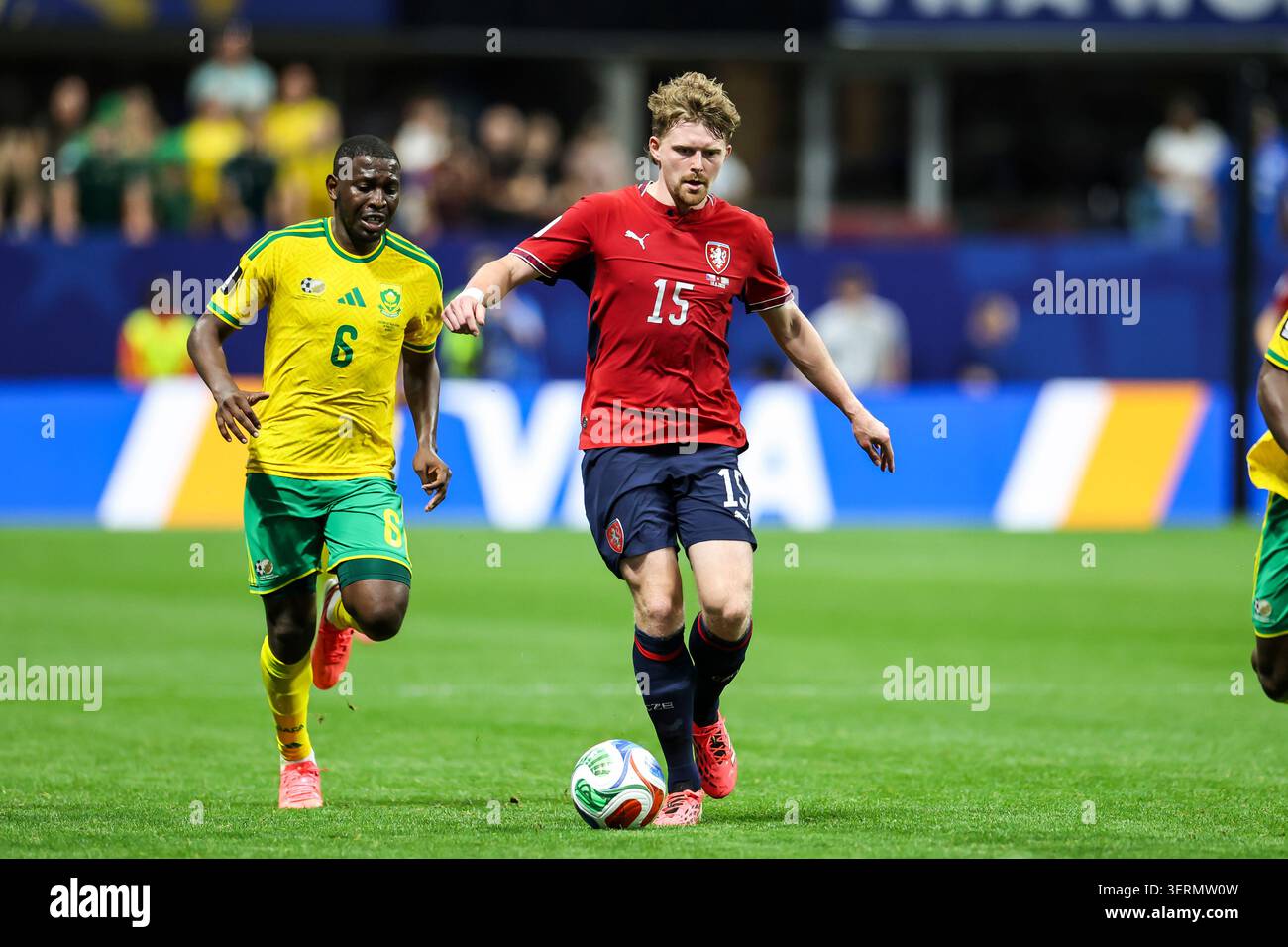 Czechia orward Pavel Šulc (15) during the FIFA World Cup 2026 match at ...