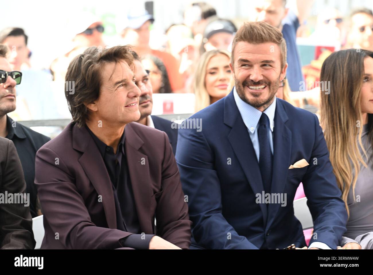 Actor Tom Cruise and honoree David Beckham attend the David Beckham ...