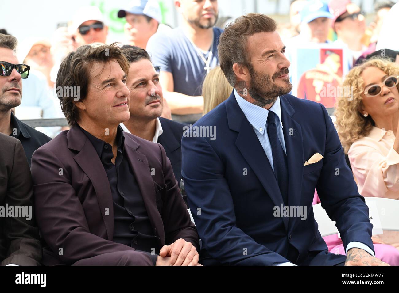 Actor Tom Cruise and honoree David Beckham attend the David Beckham ...