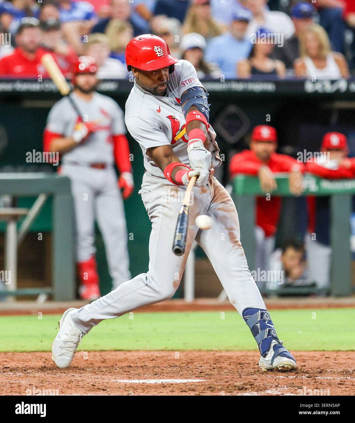 JUN 18, 2026: St. Louis Cardinals outfielder Jordan Walker (18) hits a ...