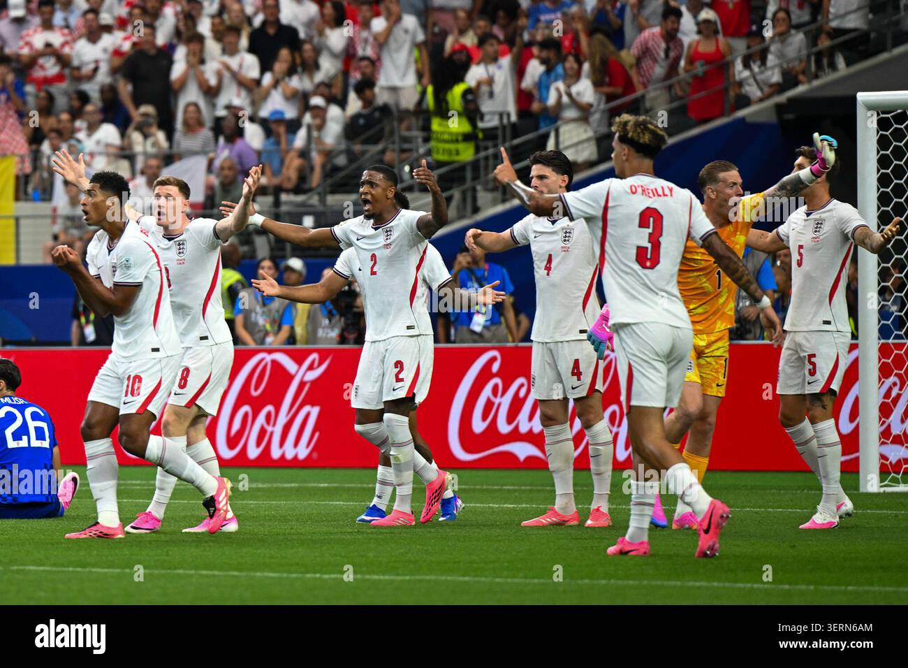 June 17, 2026: England player react to a call during FIFA World Cup ...