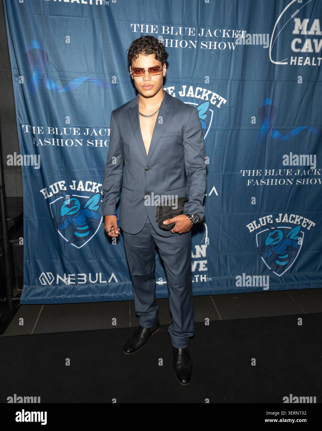 Kevin chacon attends the Blue Jacket Fashion Show first annual Blue ...