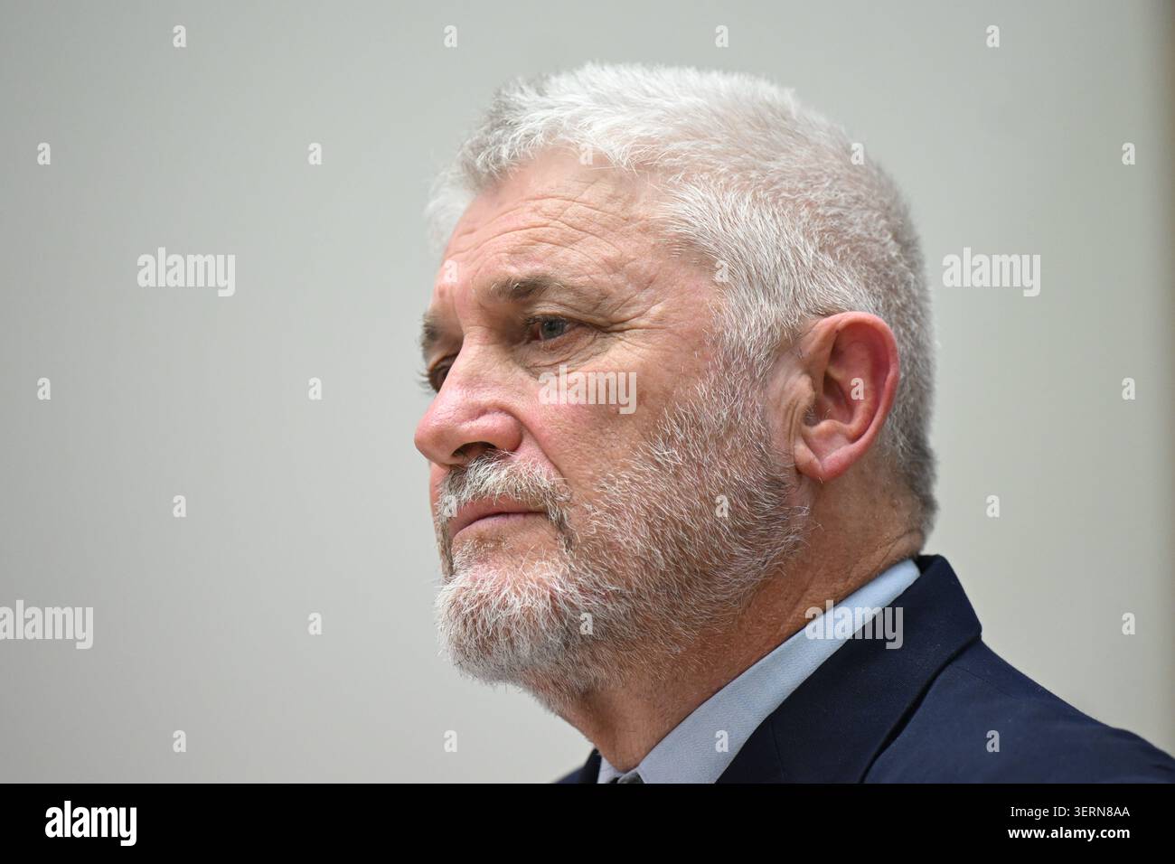 Air Vice Marshal Tim Innes appears during a Public Hearing into the ...