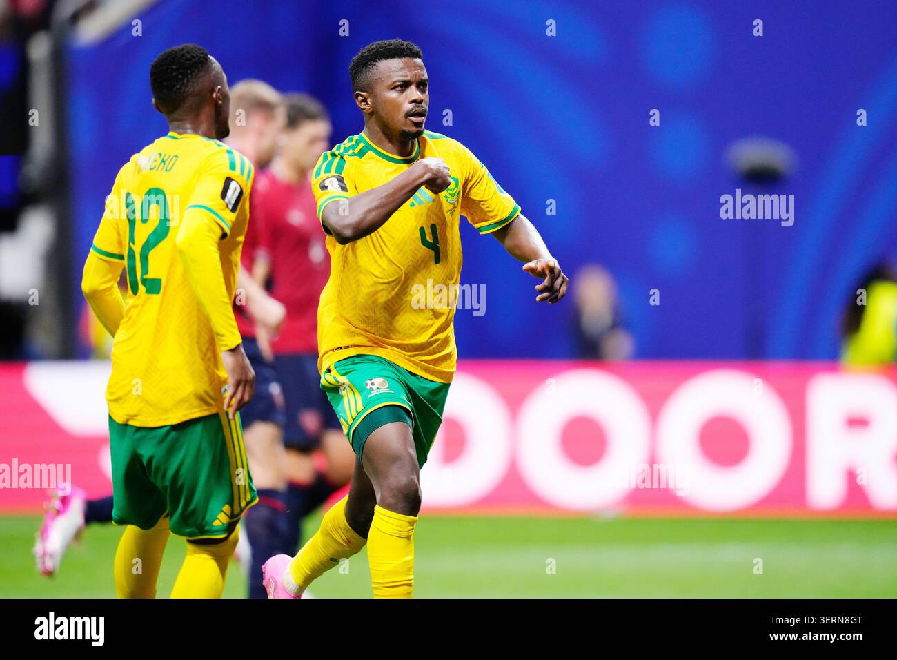 IPA85842754 - Teboho Mokoena of South Africa celebrates a goal 1-1 ...