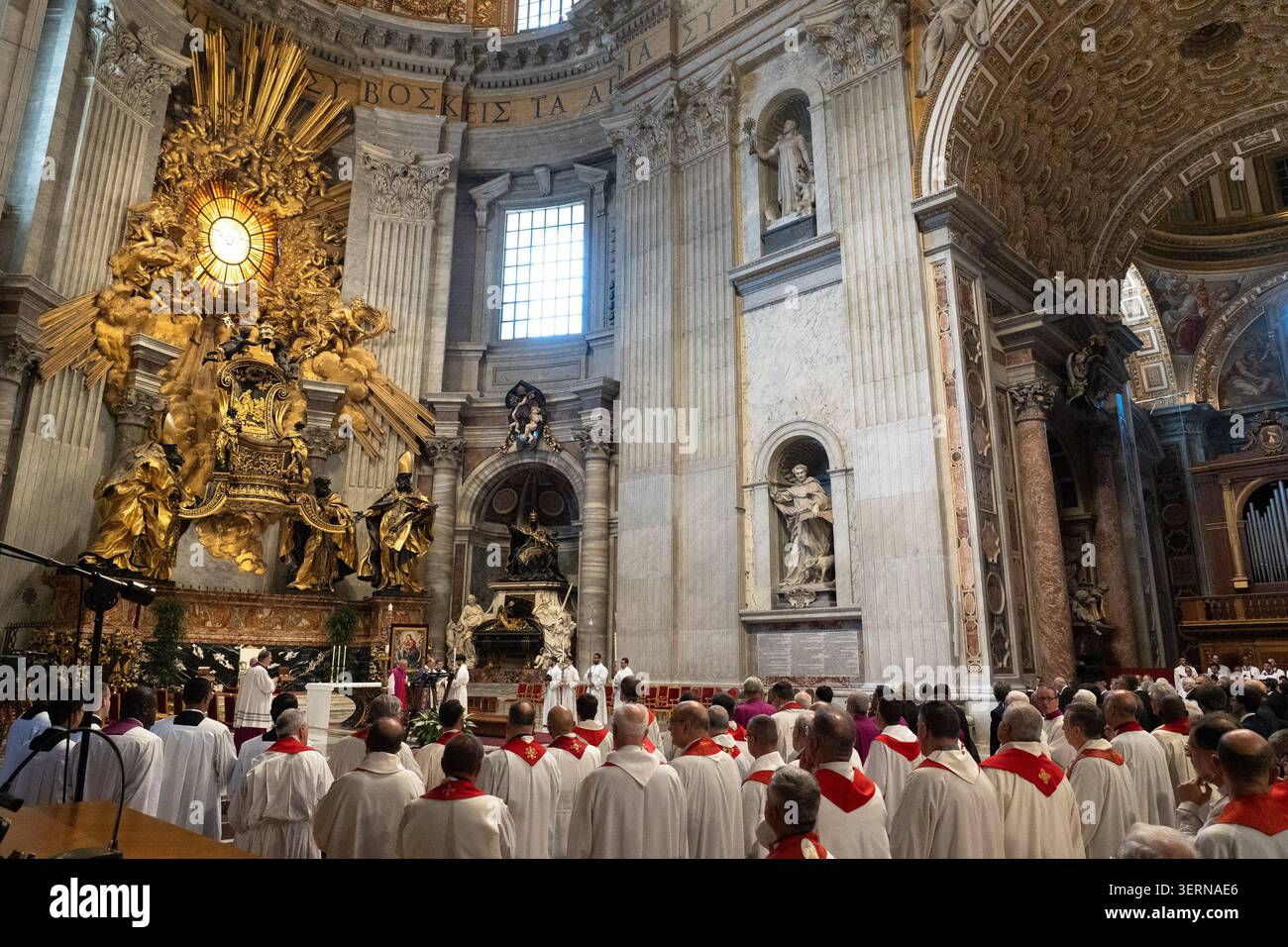 Vatican City 18 June 2026 Pope Leo XIV celebrates the funeral of ...