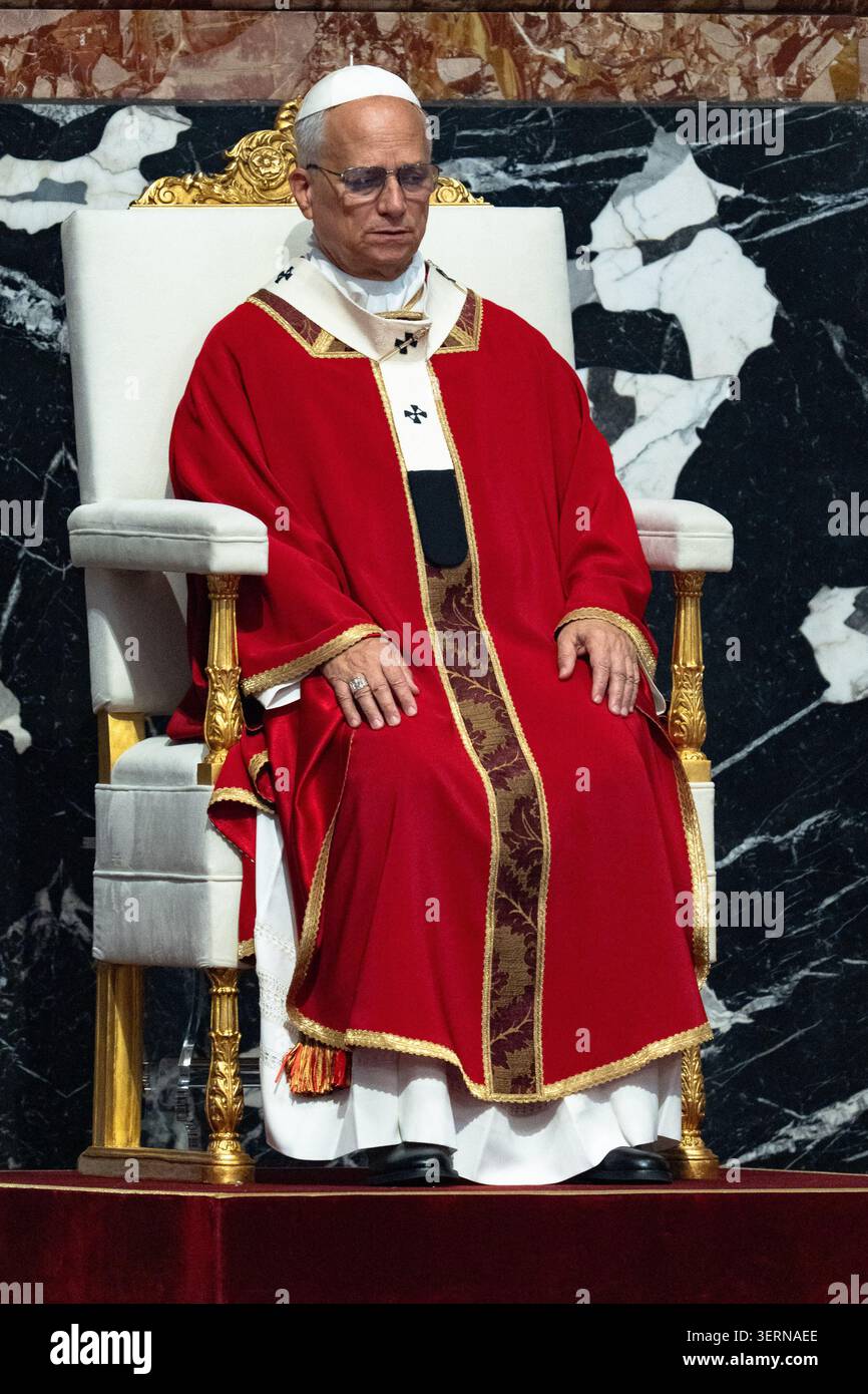 Vatican City 18 June 2026 Pope Leo XIV celebrates the funeral of ...
