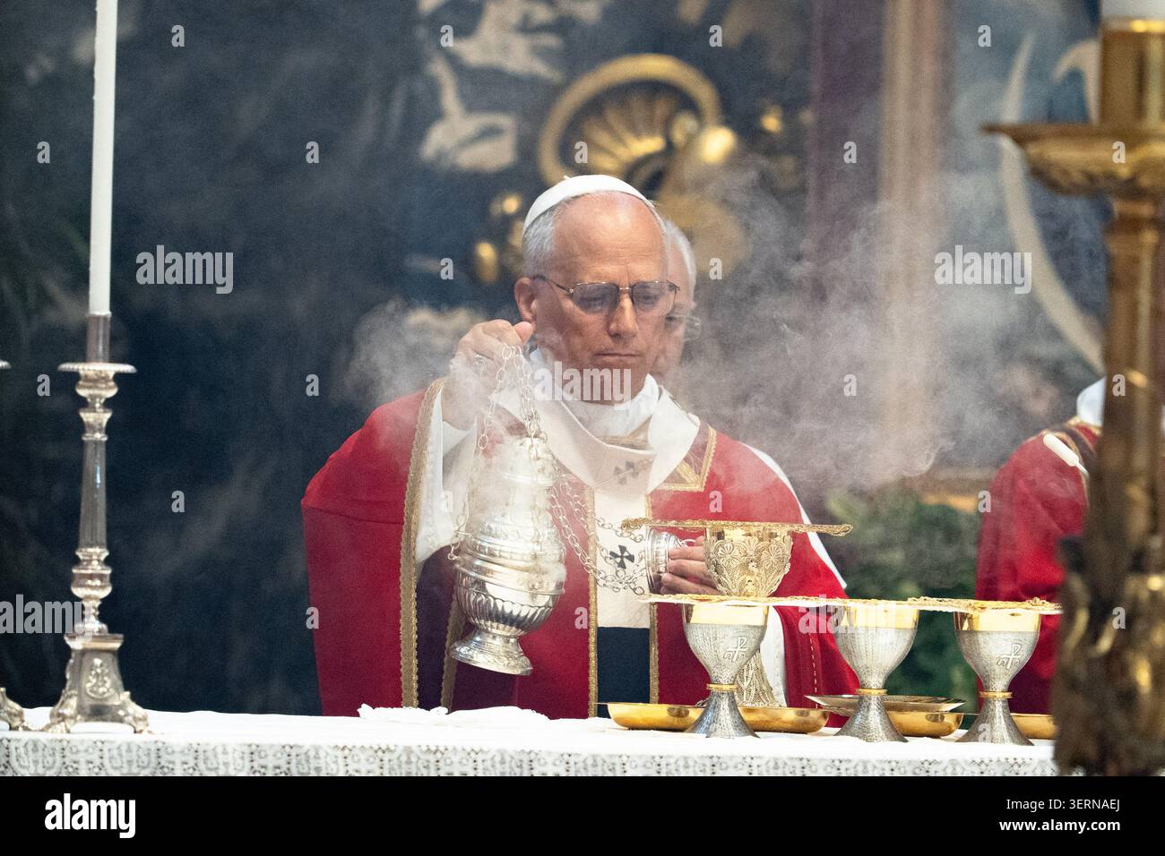 Vatican City 18 June 2026 Pope Leo XIV celebrates the funeral of ...