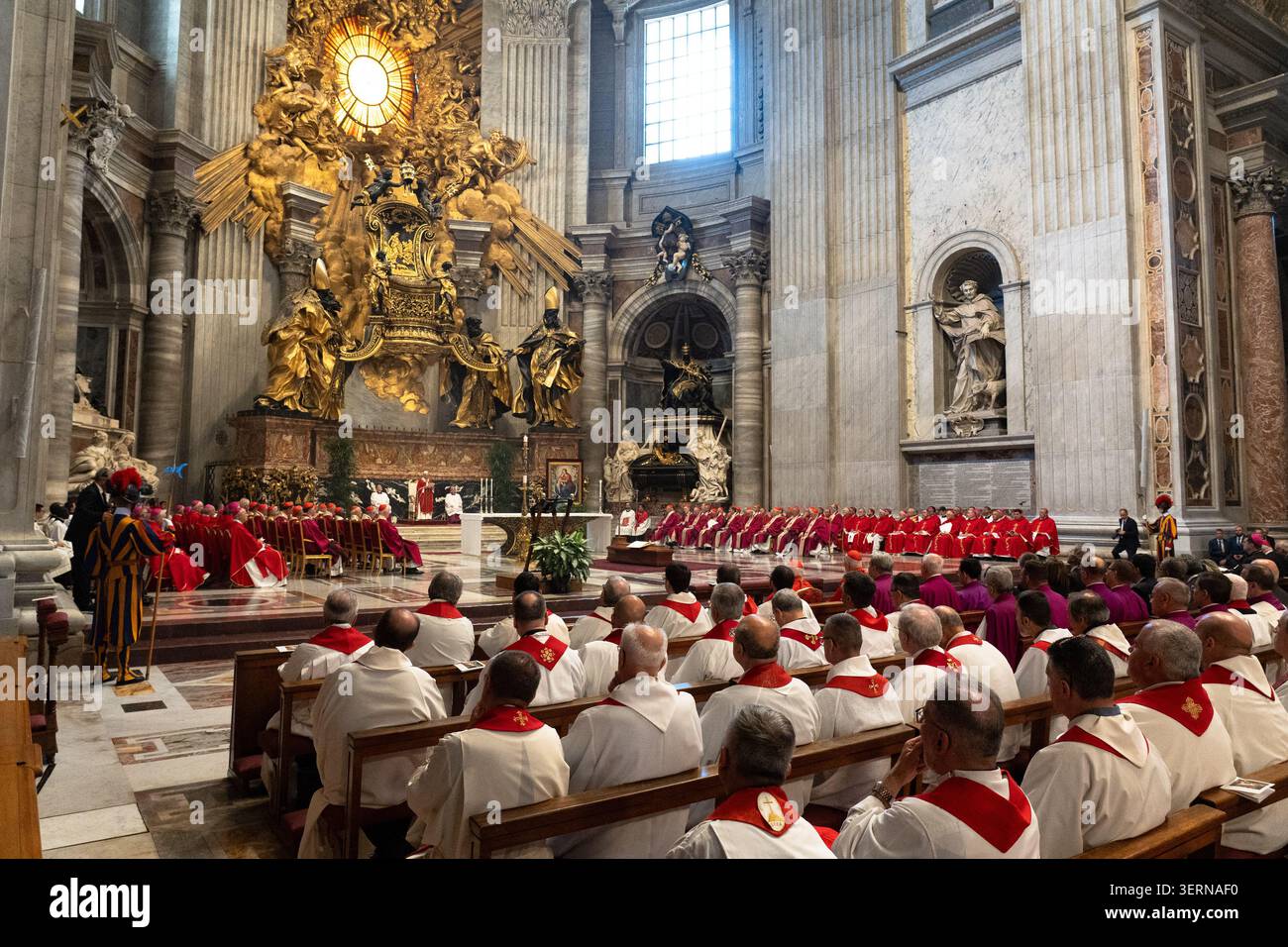 Vatican City 18 June 2026 Pope Leo XIV celebrates the funeral of ...