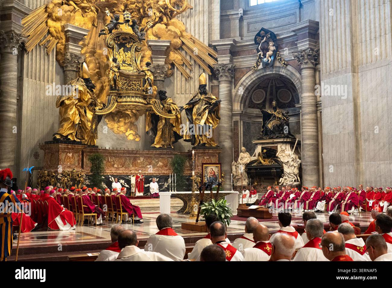 Vatican City 18 June 2026 Pope Leo XIV celebrates the funeral of ...