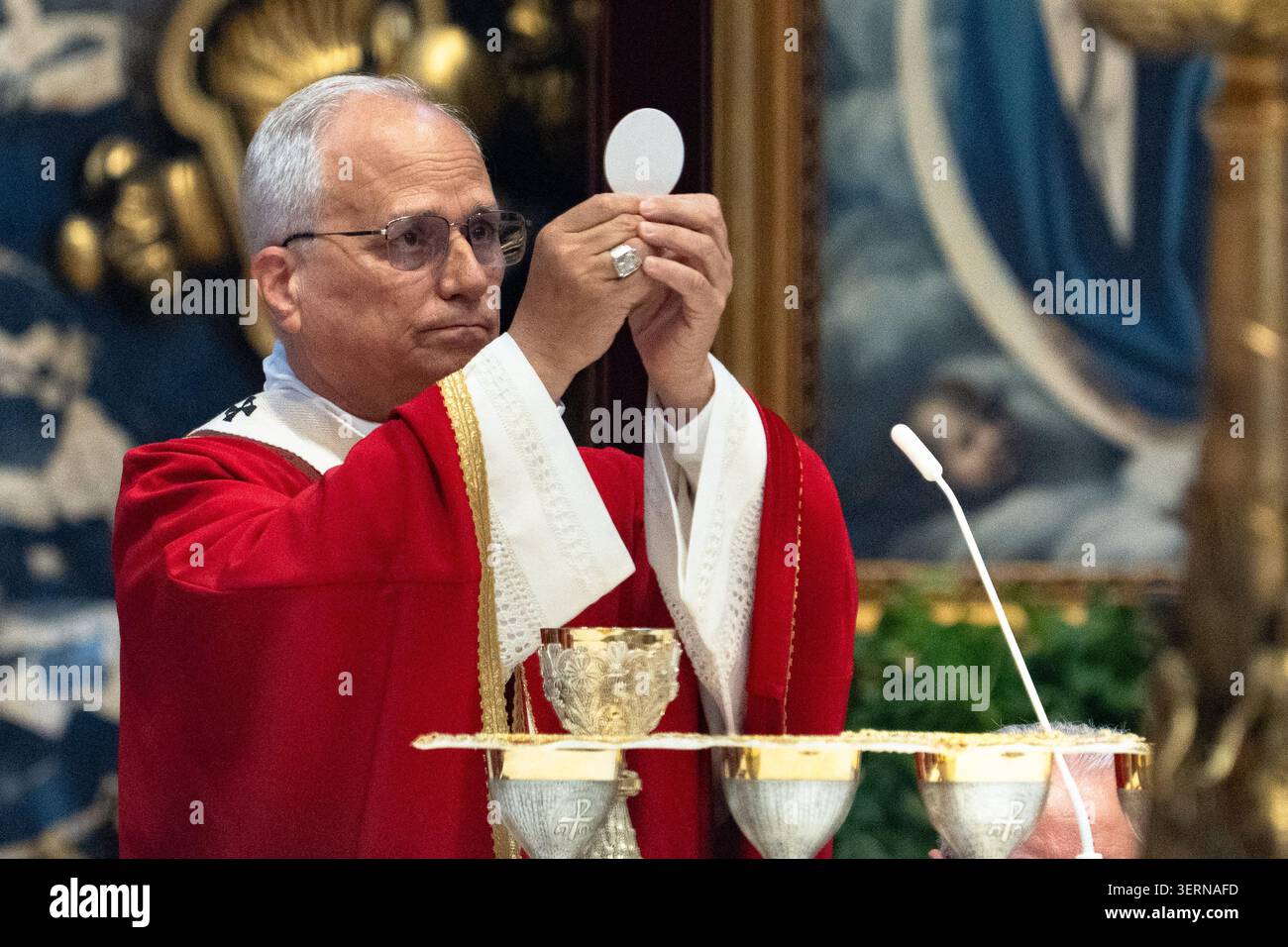 Vatican City 18 June 2026 Pope Leo XIV celebrates the funeral of ...