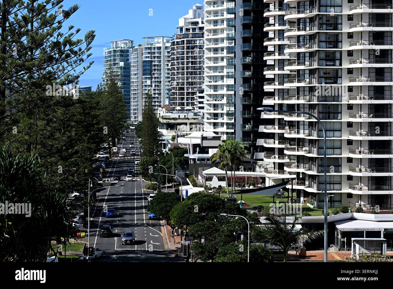Brisbane, Australia. 19th June, 2026. Beachfront units are seen at ...