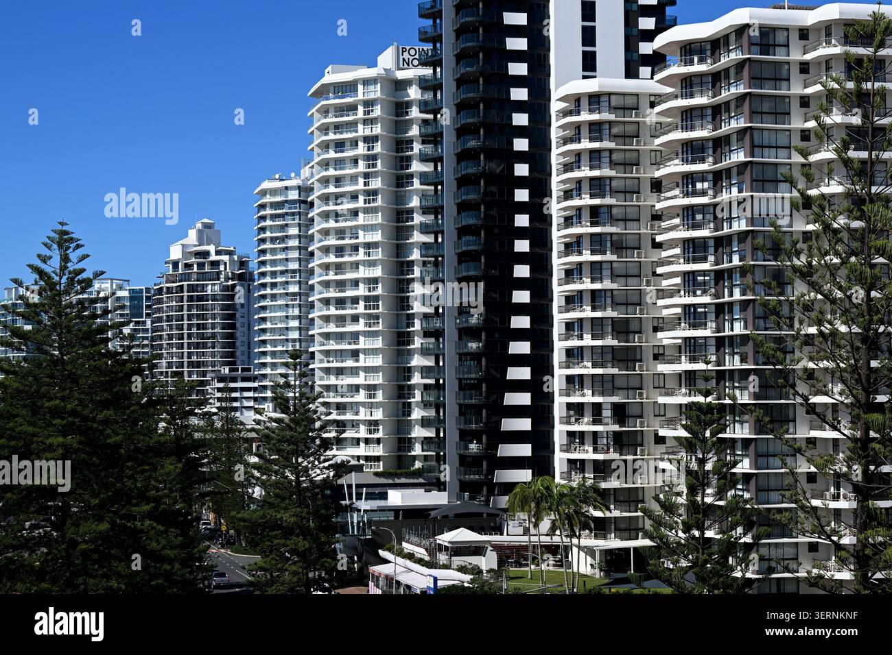 Brisbane, Australia. 19th June, 2026. Beachfront units are seen at ...