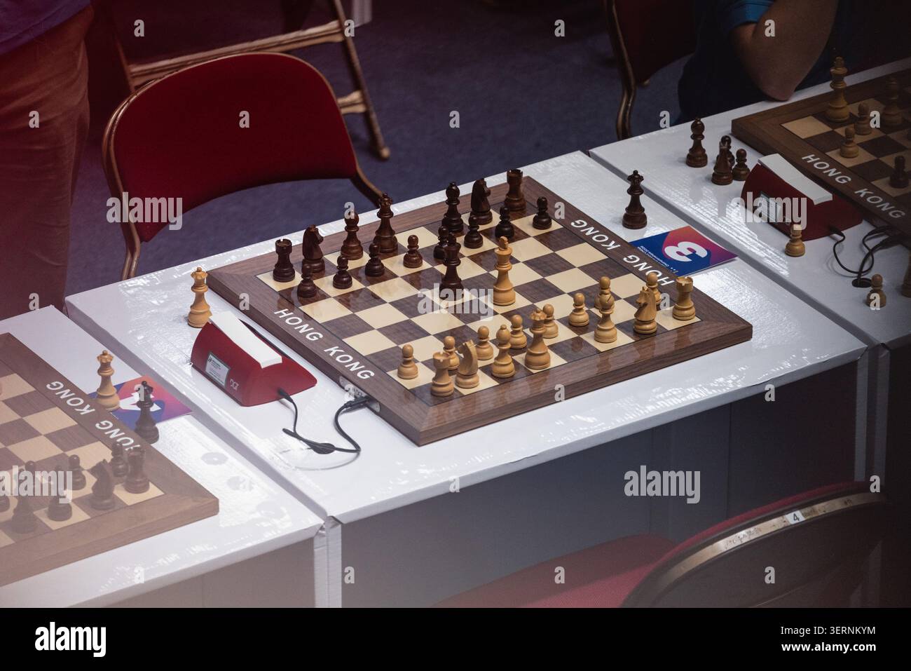 HONG KONG, China - JUNE 19: a general view of the FIDE World Team Rapid ...