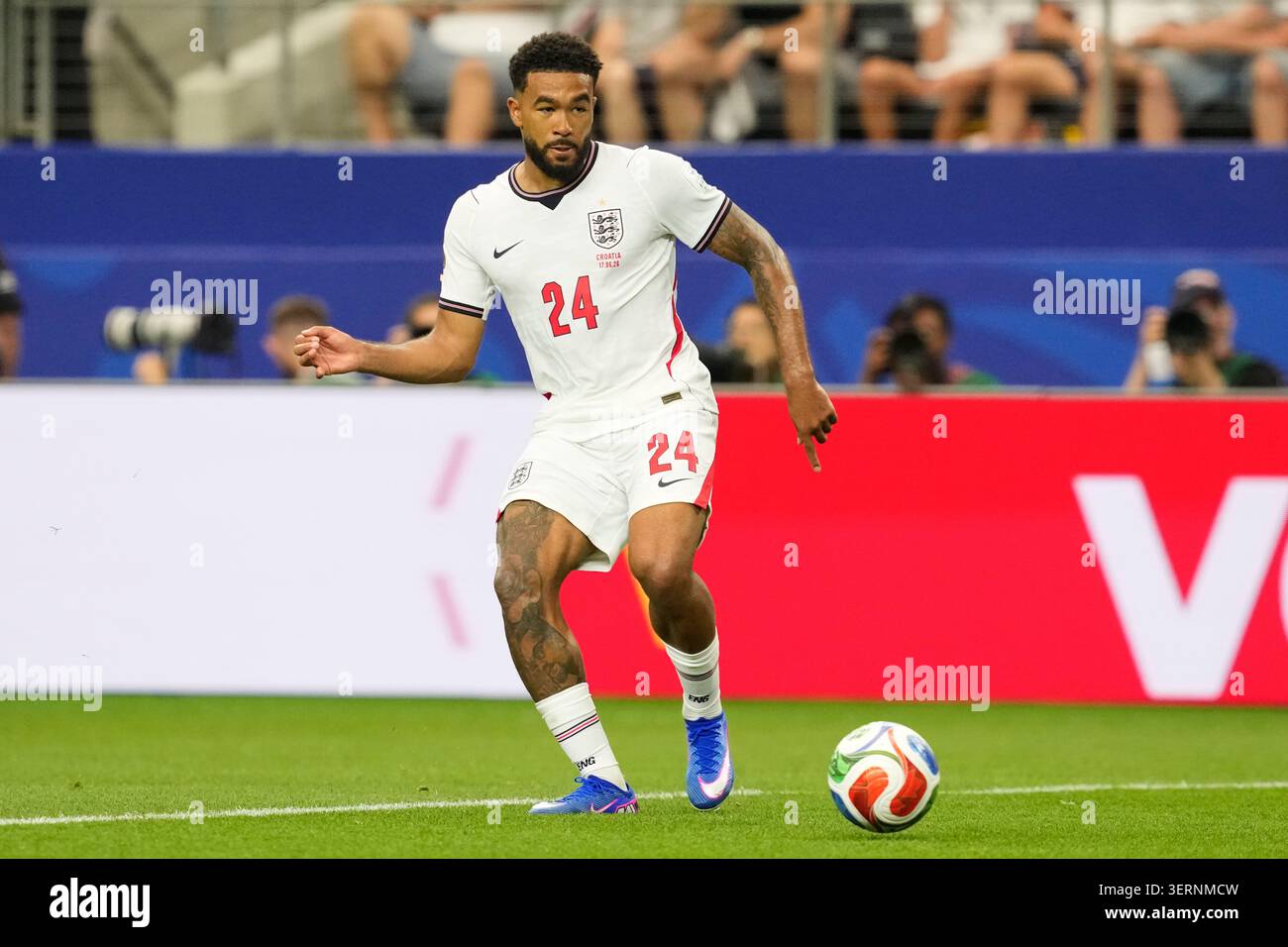 England's Reece James (24) makes a pass during the World Cup Group L ...