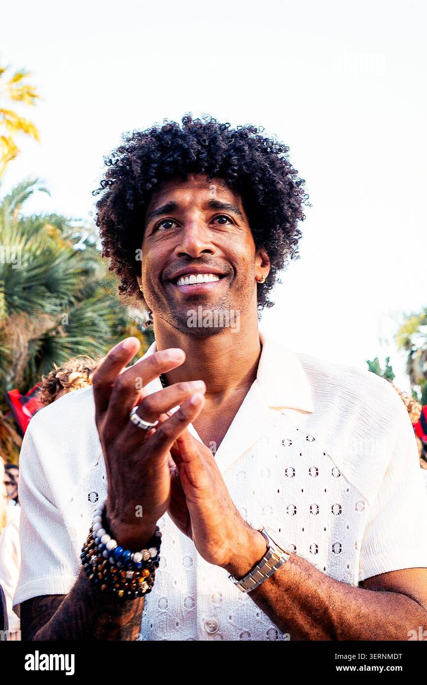 DANTE of Nice during a tribute to Dante, who will leave the OGC Nice ...