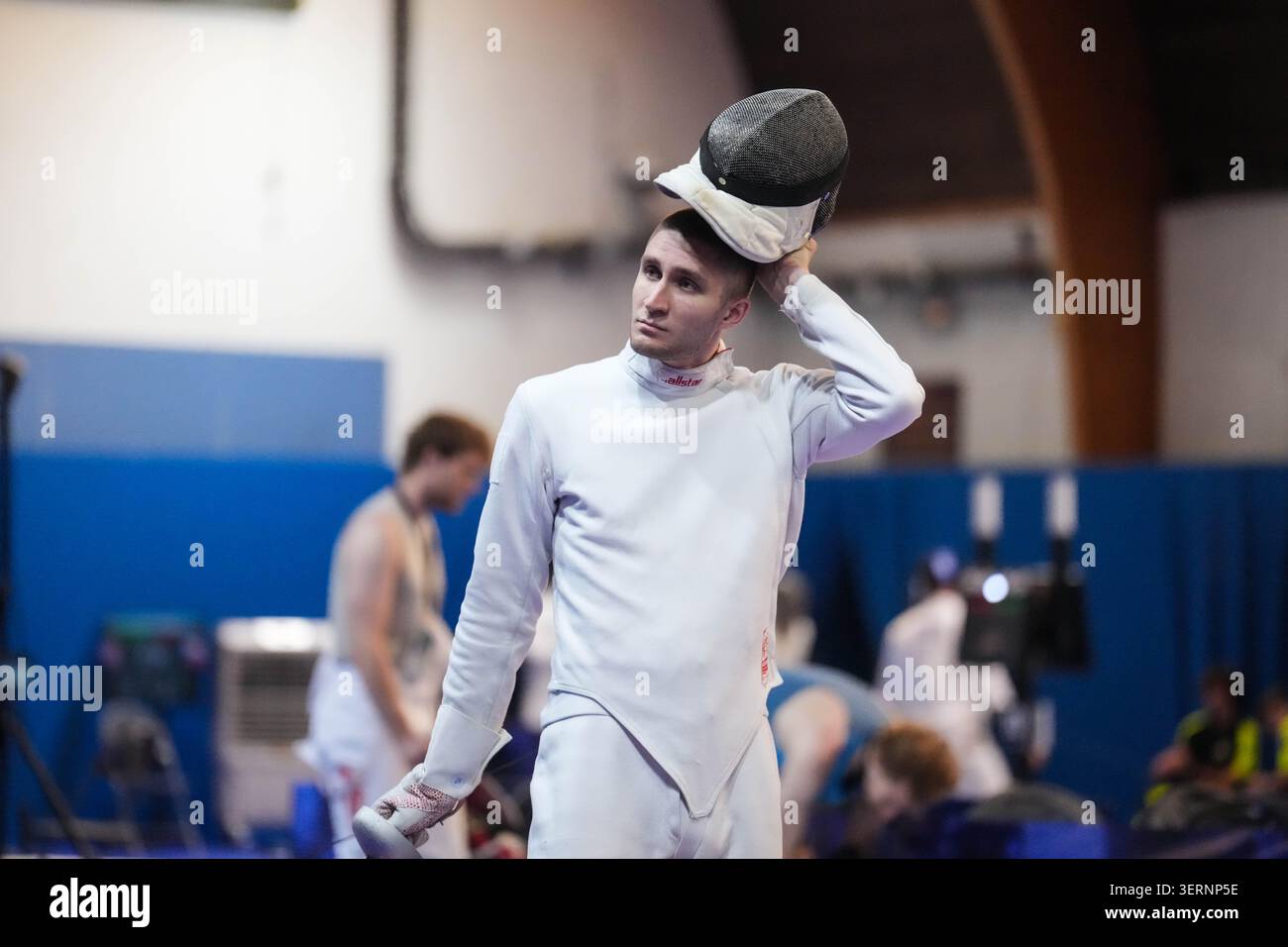 Dmitrii SHVELIDZE of AIN during 2026 European Fencing Championships ...