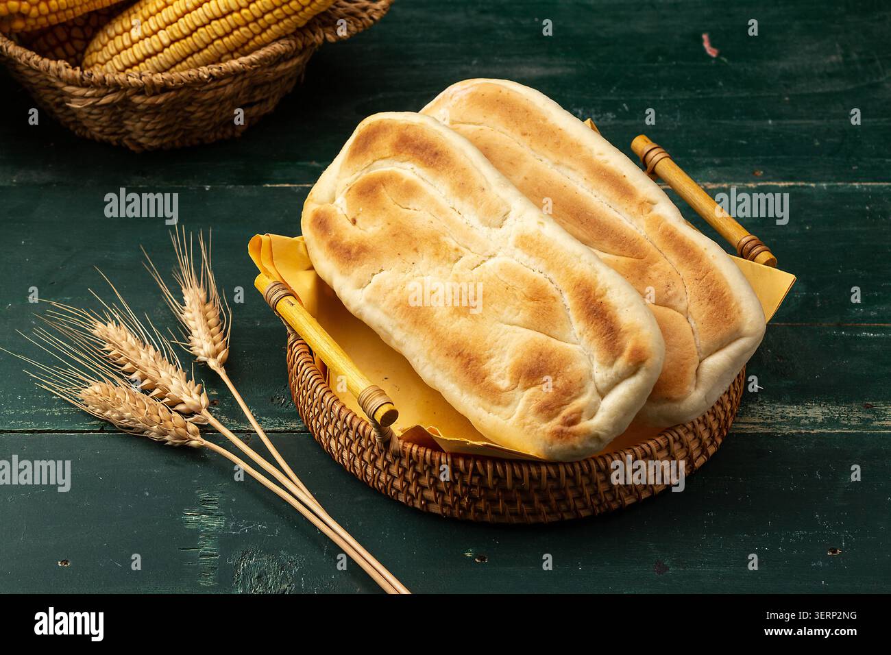 Chinese Guokui Flatbread Traditional Oven Baked Bread Stock Photo - Alamy