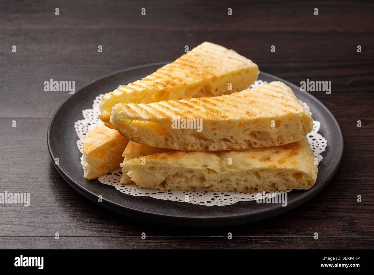 Chinese Thick Leavened Flatbread Traditional Baked Bread Stock Photo ...