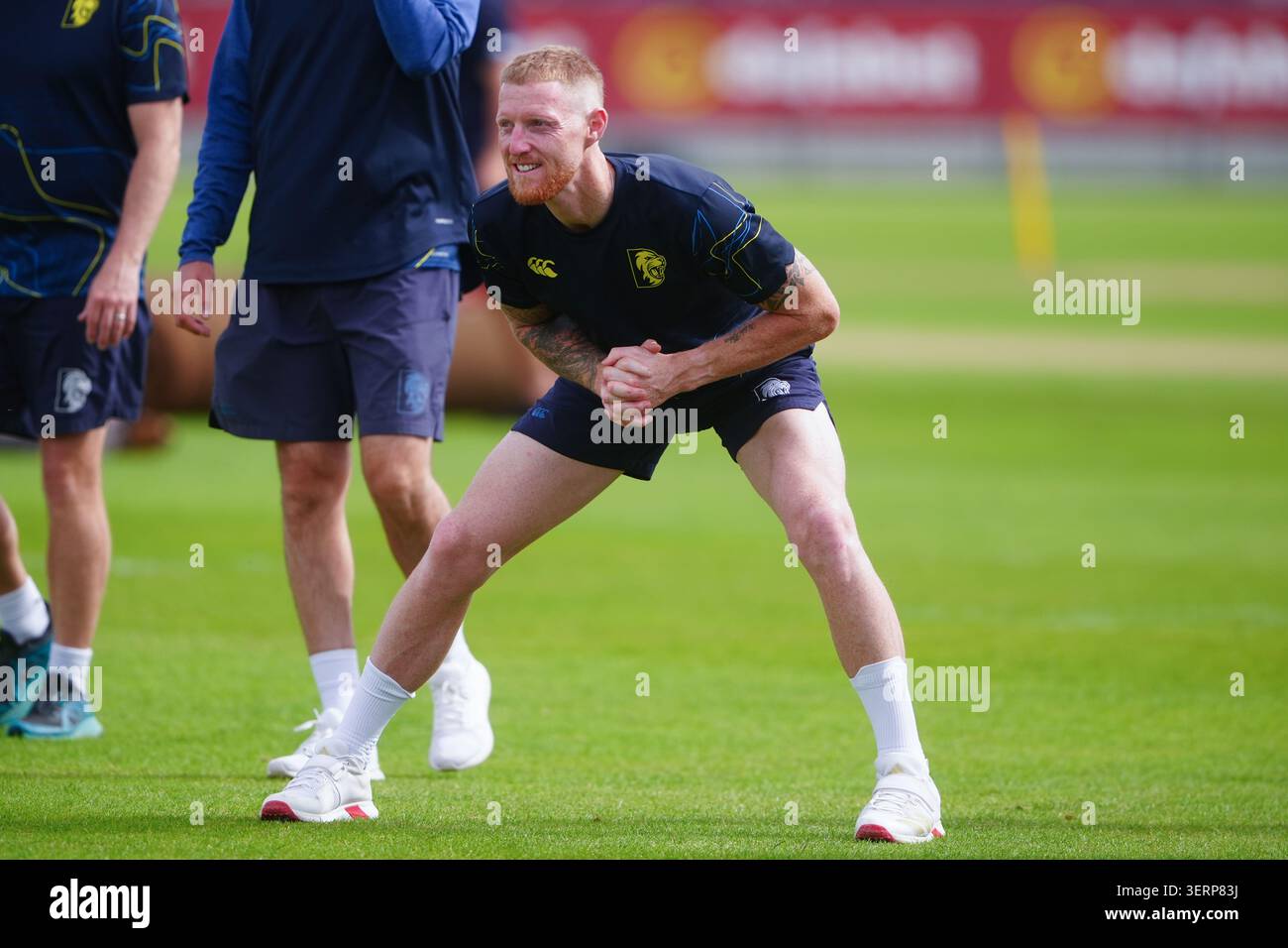 Durham's Ben Stokes on day one of the Rothesay County Championship ...