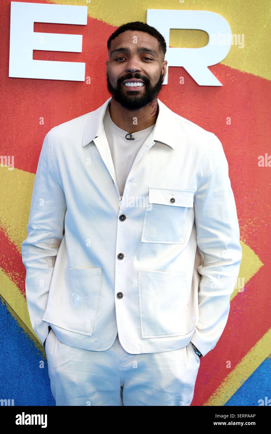 Jordan Banjo attends the UK sneak peak fan event for the movie ...