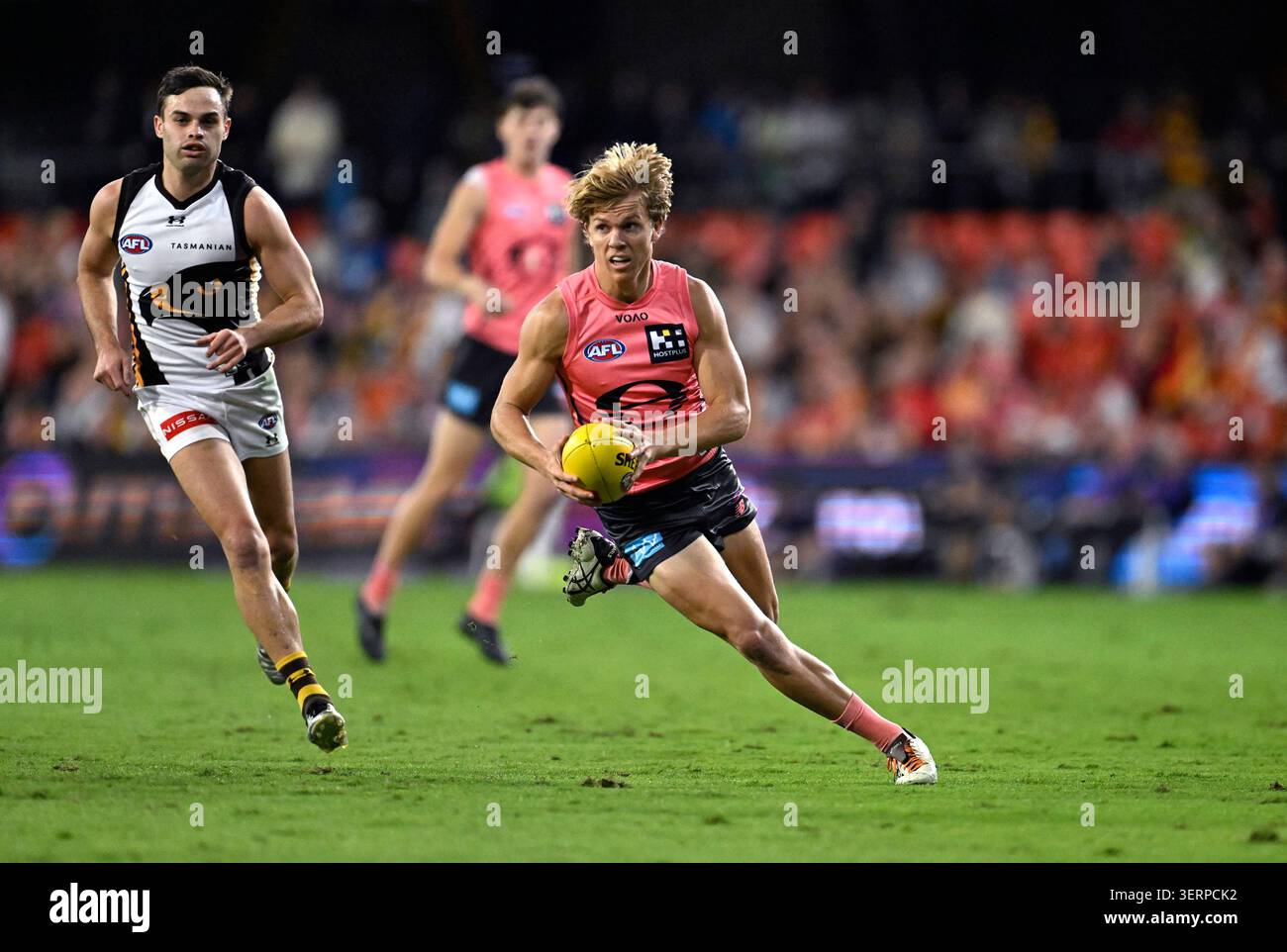 Zeke Uwland of the Suns during the AFL Round 15 match between the Gold ...