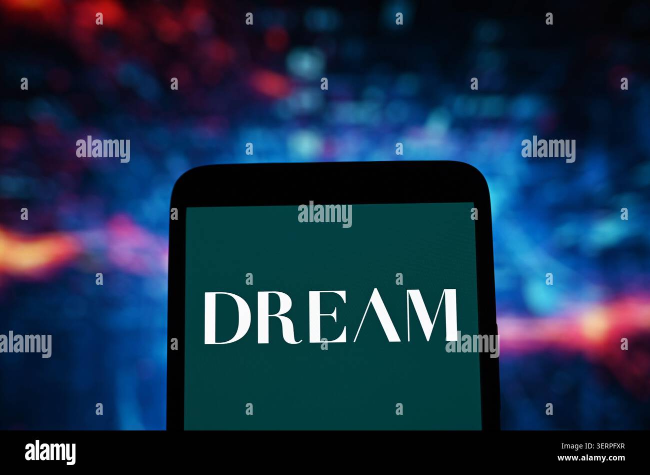In this photo illustration, a Dream logo of Israeli AI cyber startup is ...