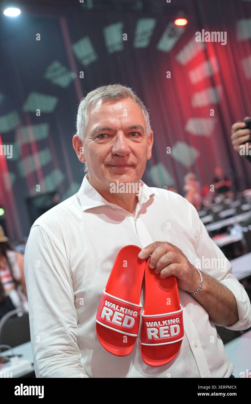 19 June 2026, Brandenburg, Potsdam: Party Chairman Jan van Aken (Die ...