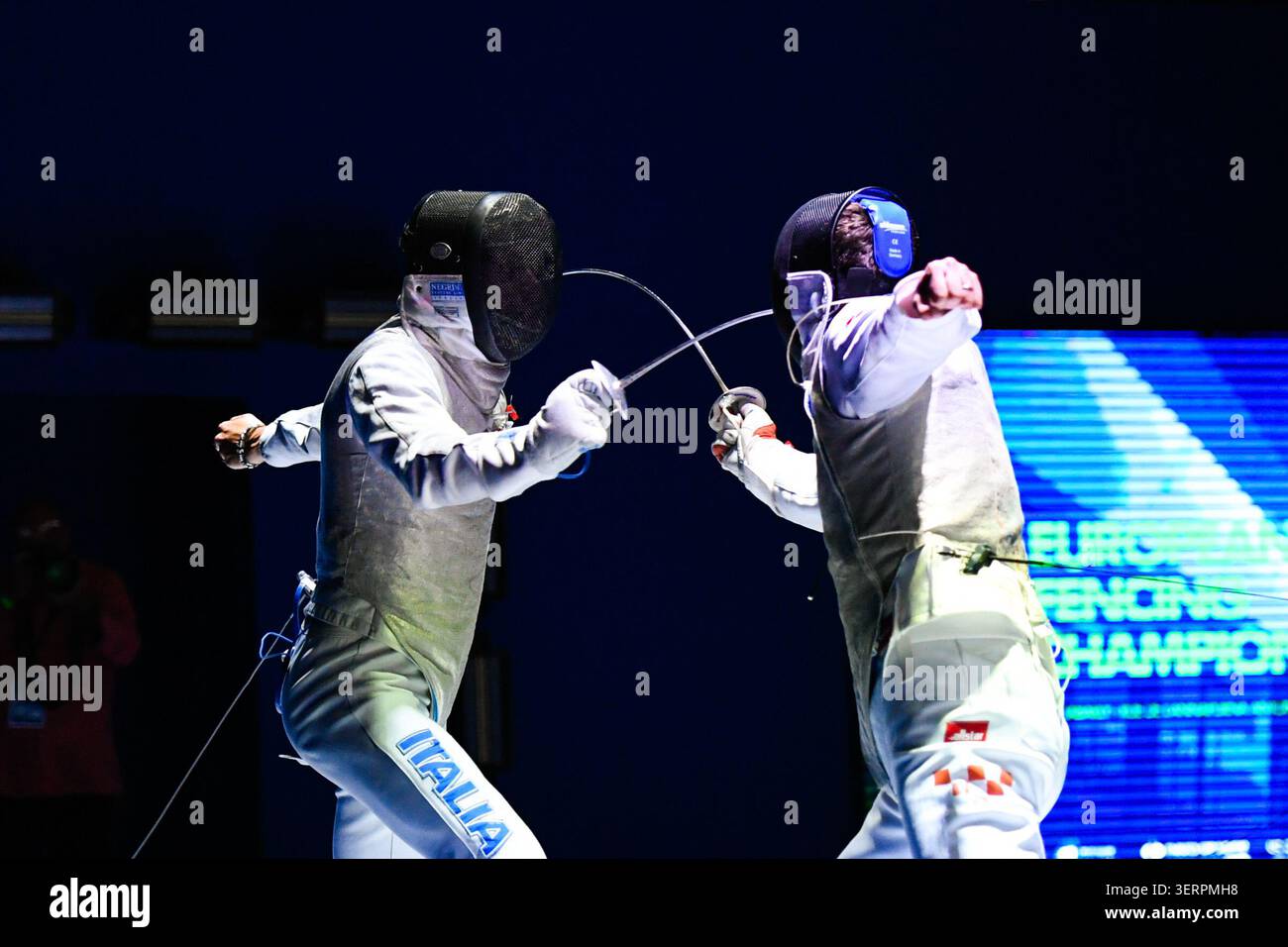Tommaso MARINI of Itlay during 2026 European Fencing Championships ...
