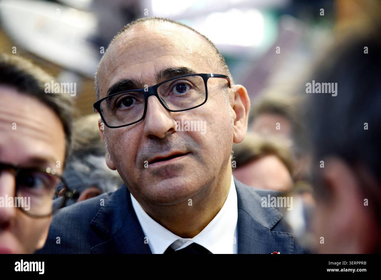 Laurent Nunez during the Eurosatory land and airland defence and ...