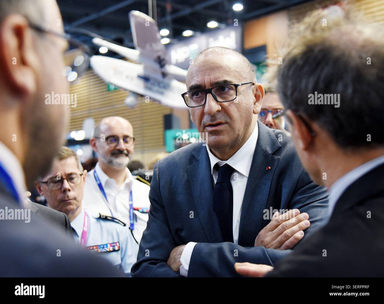 Laurent Nunez during the Eurosatory land and airland defence and ...