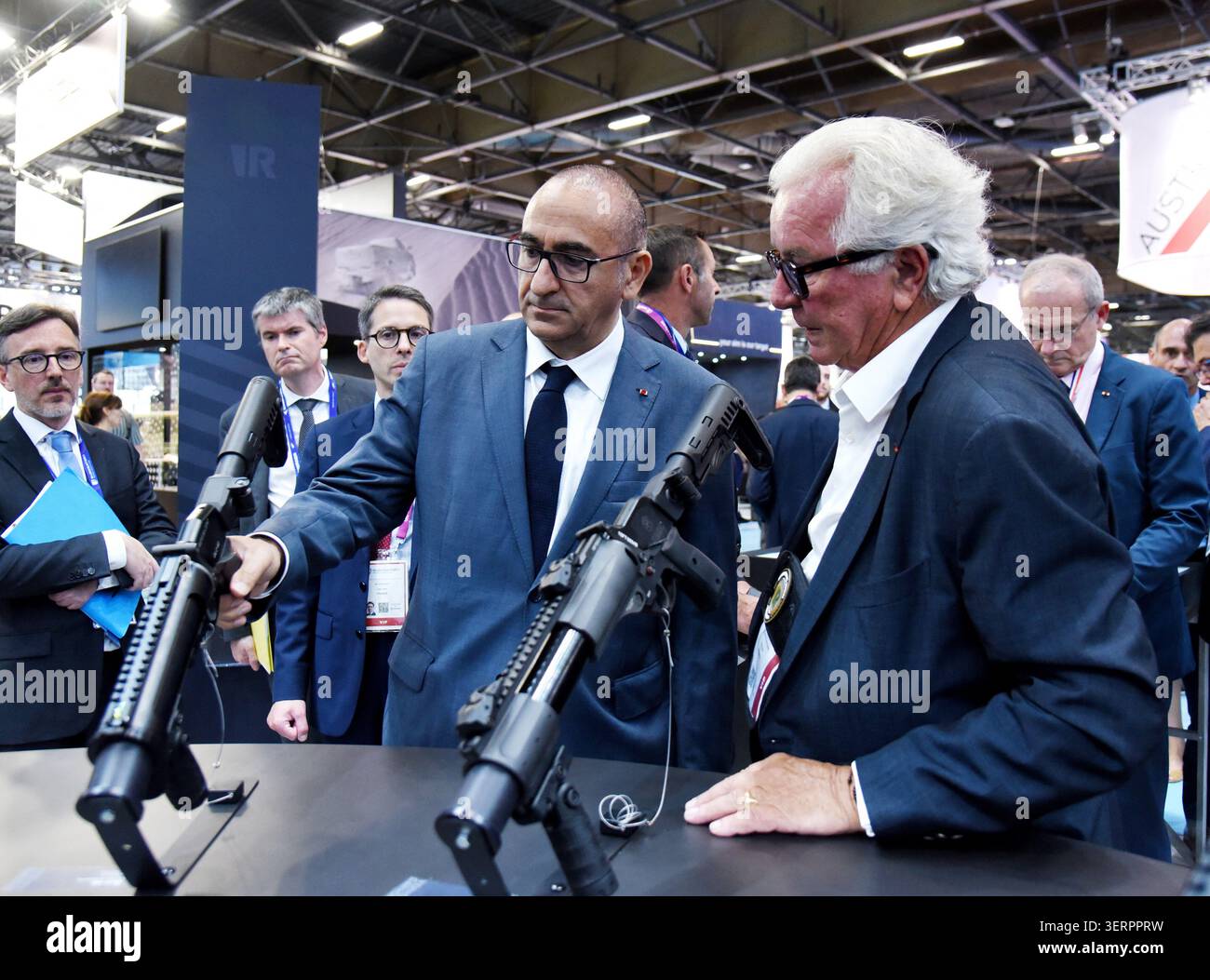 Laurent Nunez during the Eurosatory land and airland defence and ...