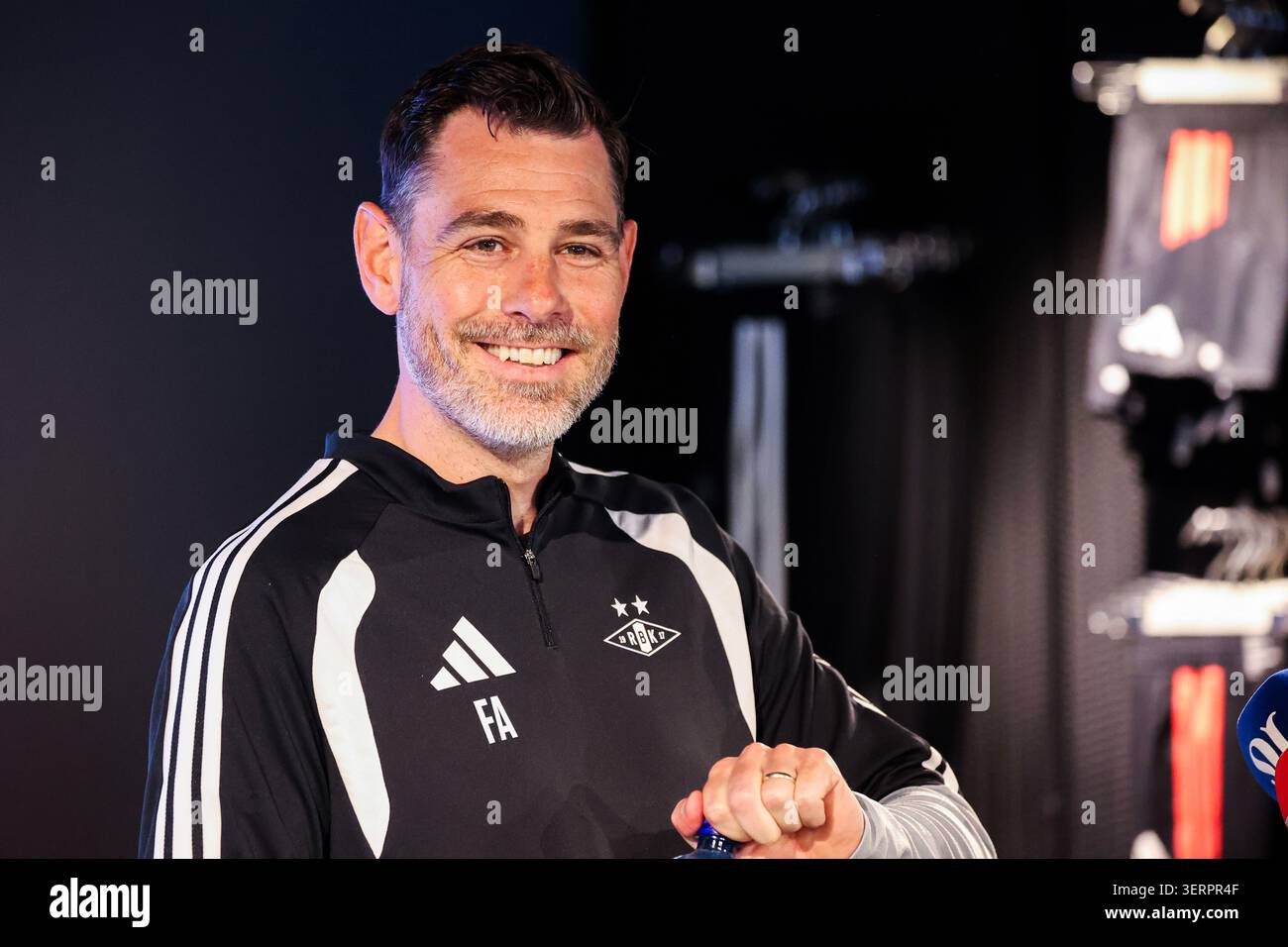 Trondheim 20260619. Freyr Alexandersson meets the press as the new ...