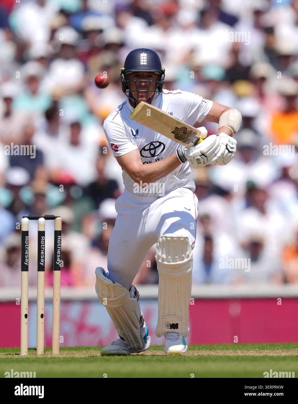 England's Matt Fisher on day three of the Second Rothesay Test at The ...