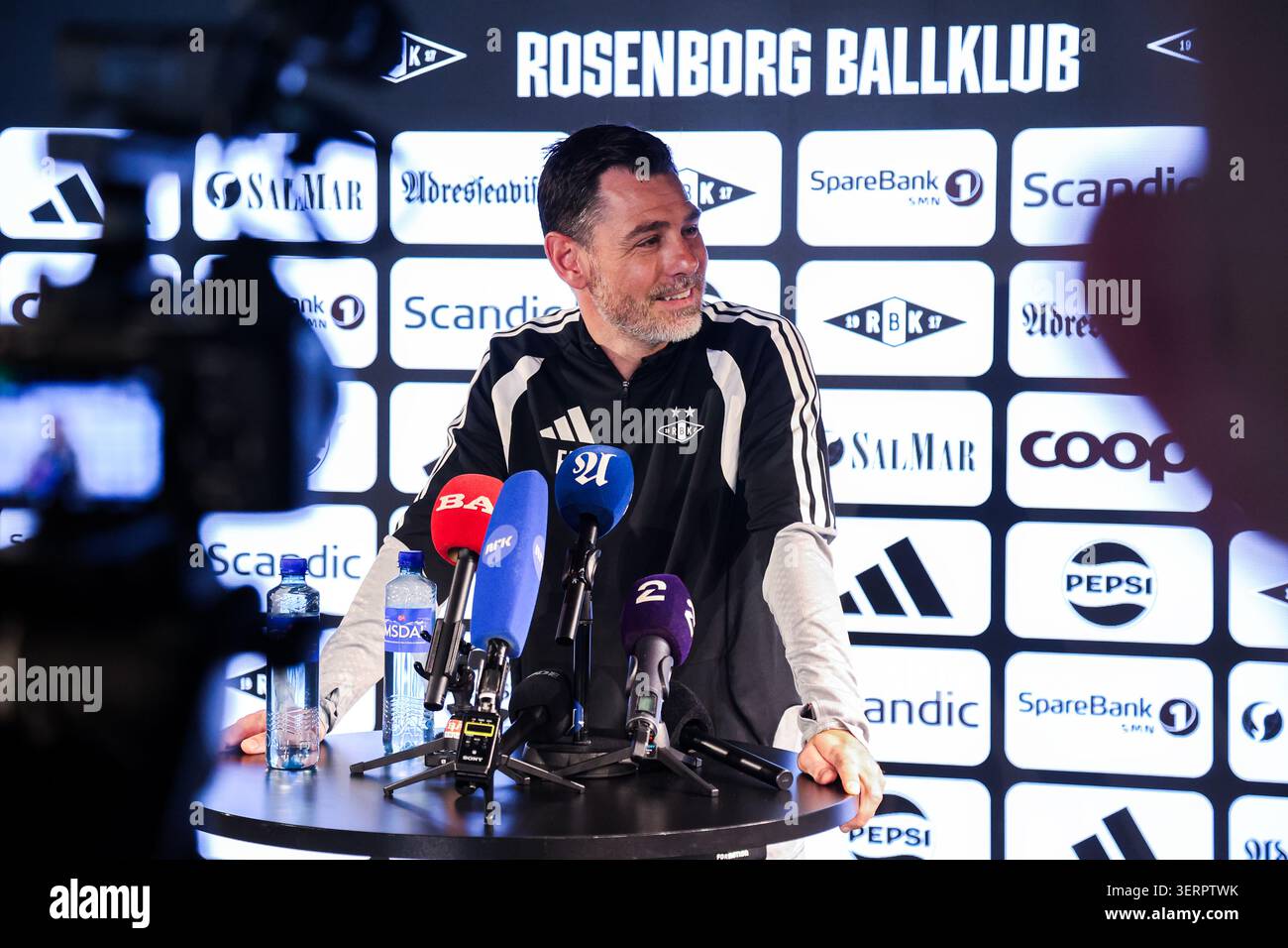 Trondheim 20260619. Freyr Alexandersson meets the press as the new ...