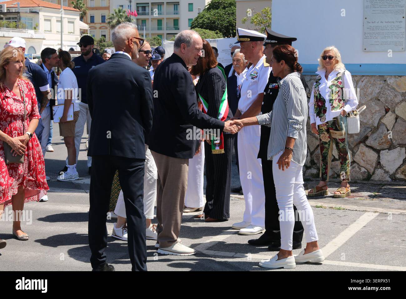 IPA85851119 - Viareggio: Prince Albert of Monaco and Princess Charlene ...