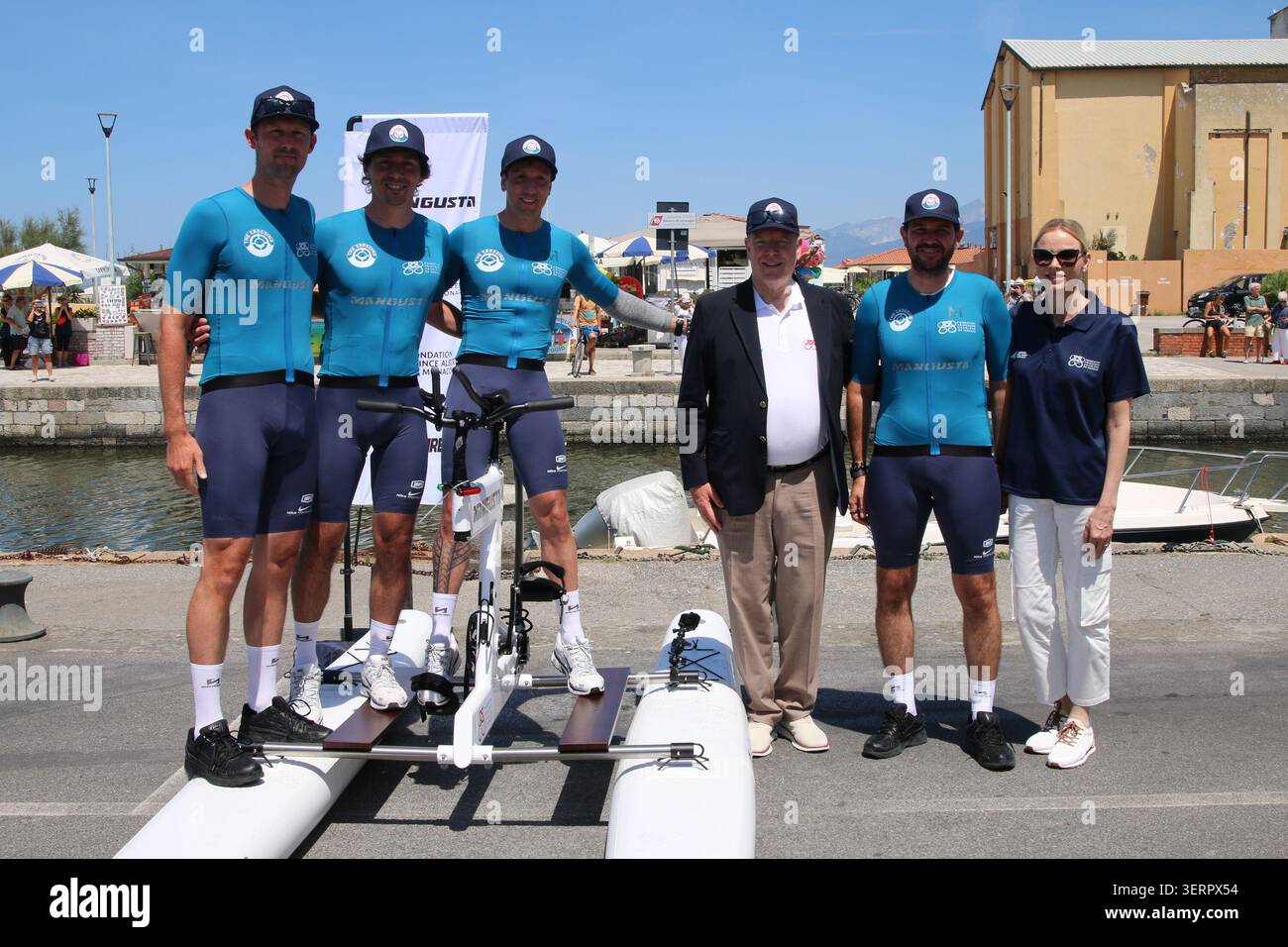 IPA85851086 - Viareggio: Prince Albert of Monaco and Princess Charlene ...