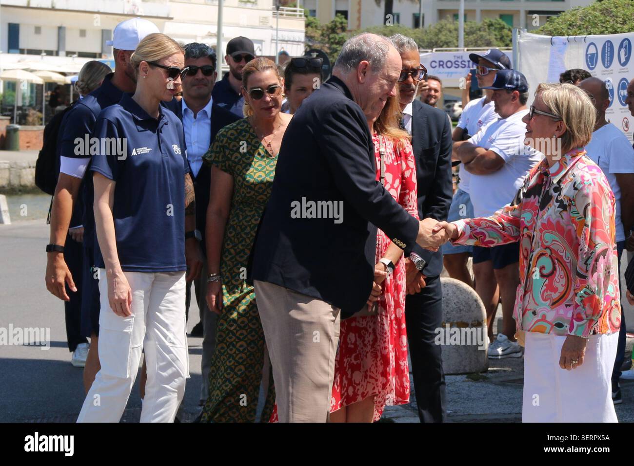 IPA85851134 - Viareggio: Prince Albert of Monaco and Princess Charlene ...