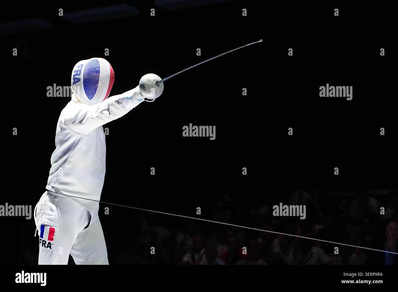 Alexandre BARDENET of France celebrates during 2026 European Fencing ...
