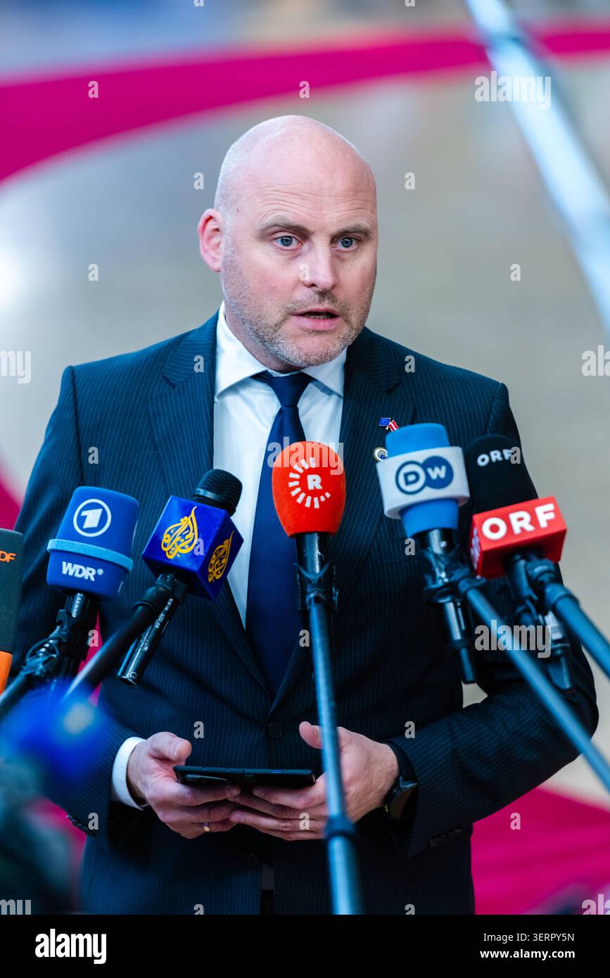 Brussels, Belgium, 18 June 2026. European leaders are gathering in ...