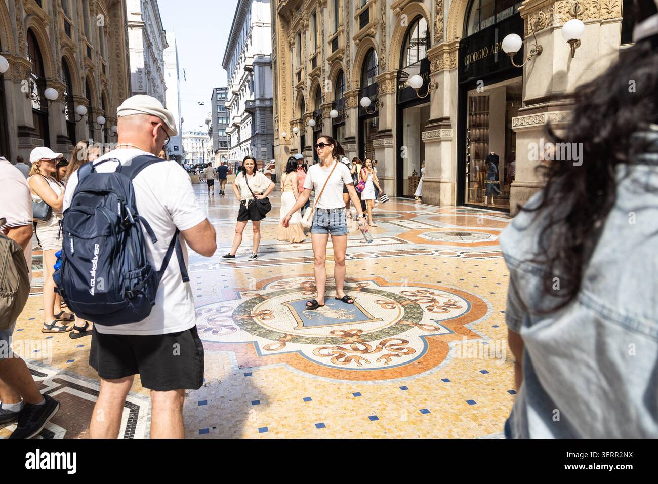 IPA85851695 - Milan, June 19, 2026, Galleria Vittorio Emanuele II ...