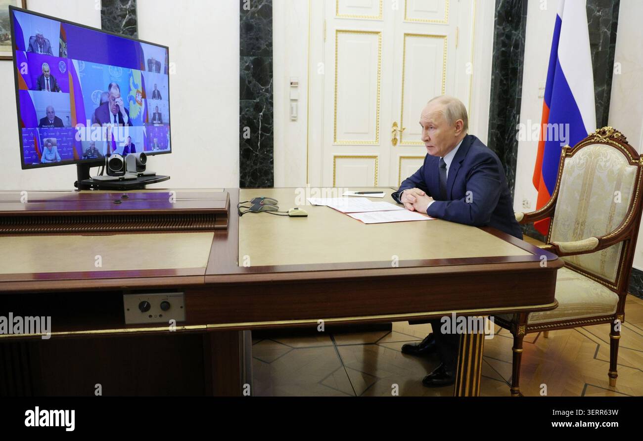 Moscow, Russia. 19 June, 2026. Russian President Vladimir Putin, chairs ...