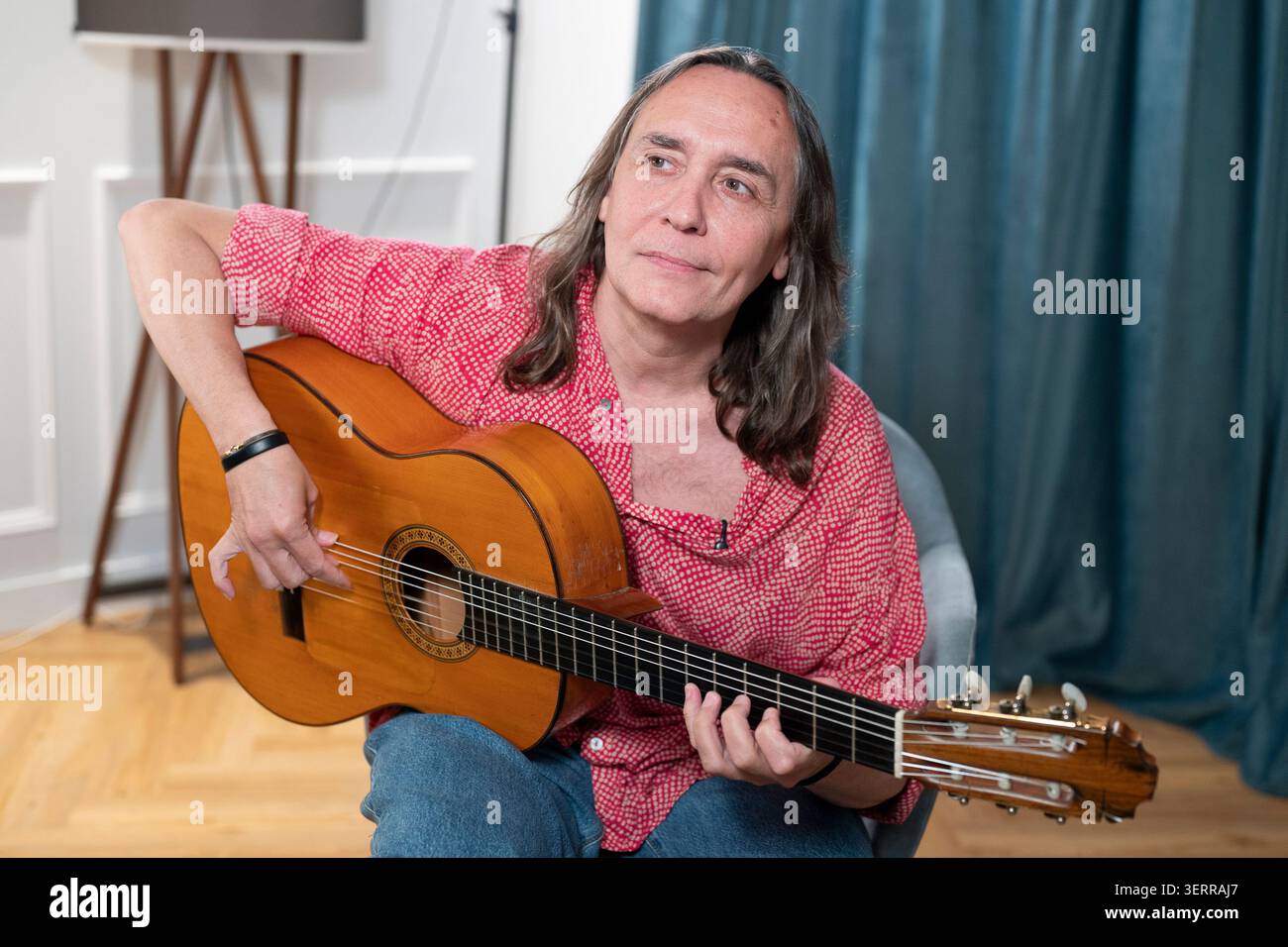 Flamenco singer Vicente Amigo poses during a portrait session at the ...
