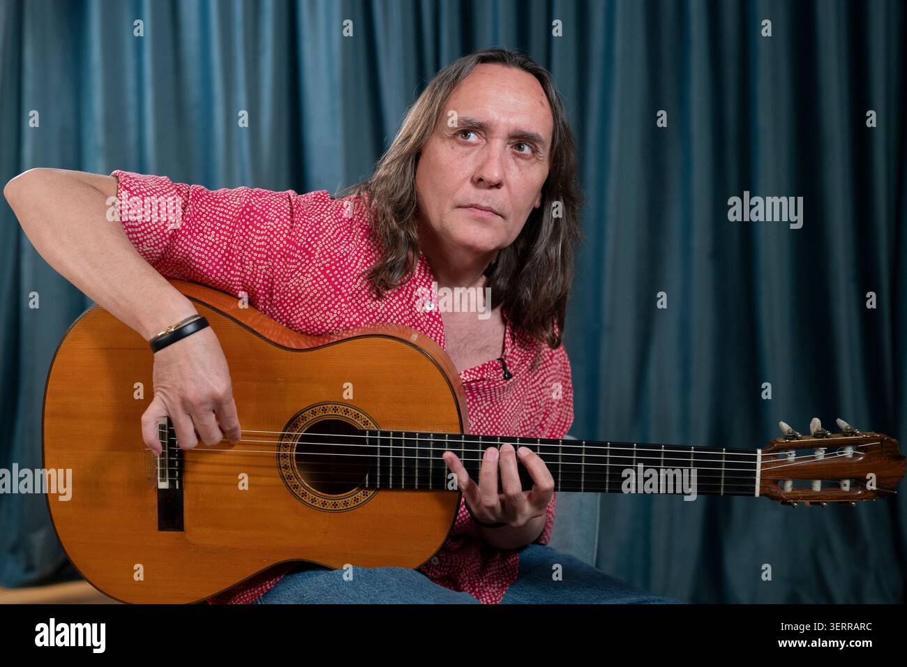 Flamenco singer Vicente Amigo poses during a portrait session at the ...