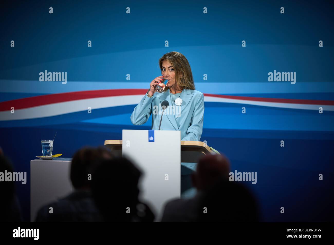 THE HAGUE - Deputy Prime Minister Dilan Yeşilgöz speaks to the press ...