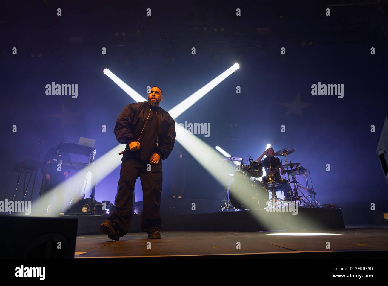 Medine performs during a sold-out concert at the Aucard de Tours ...