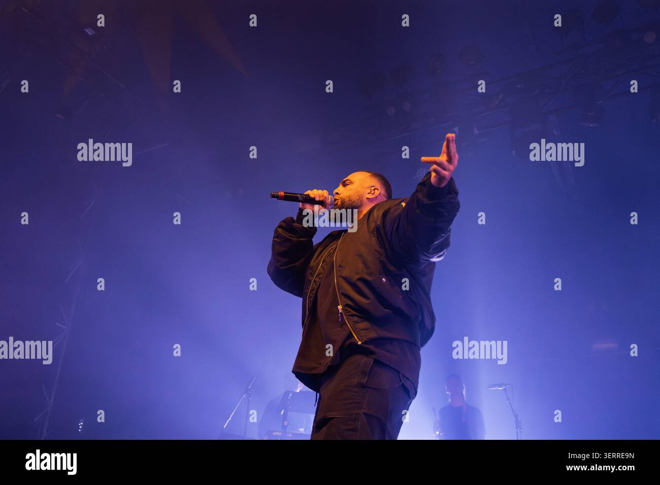 Medine performs during a sold-out concert at the Aucard de Tours ...